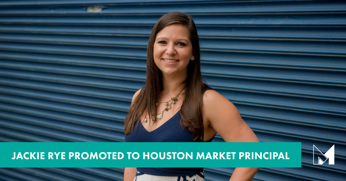 Jackie Rye, AIA Promoted to Houston Market Principal - Method Architecture